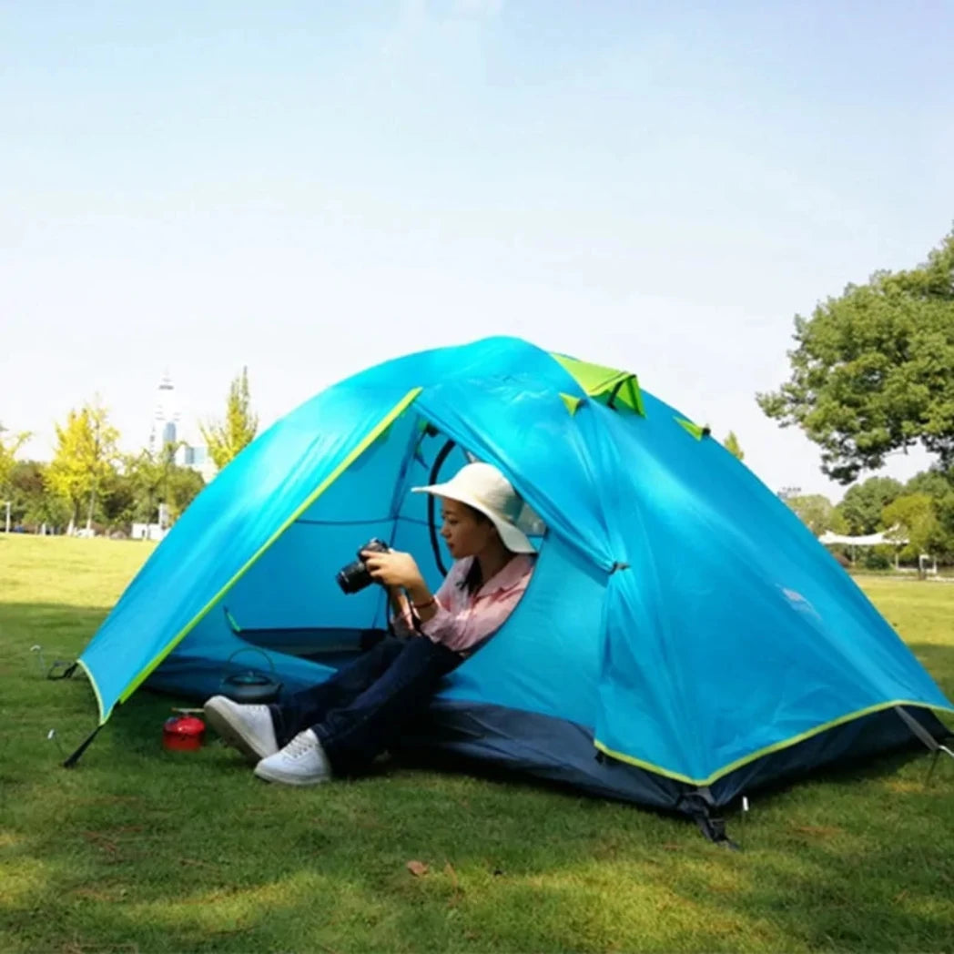 Lightweight Portable Family Tent (3-4 Person) – Vacation Ready